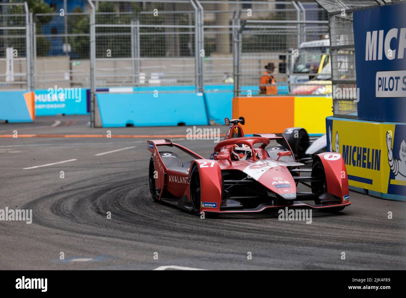 30th July 2022; ExCel E-Prix Circuit, Docklands, London, England; ABB ...