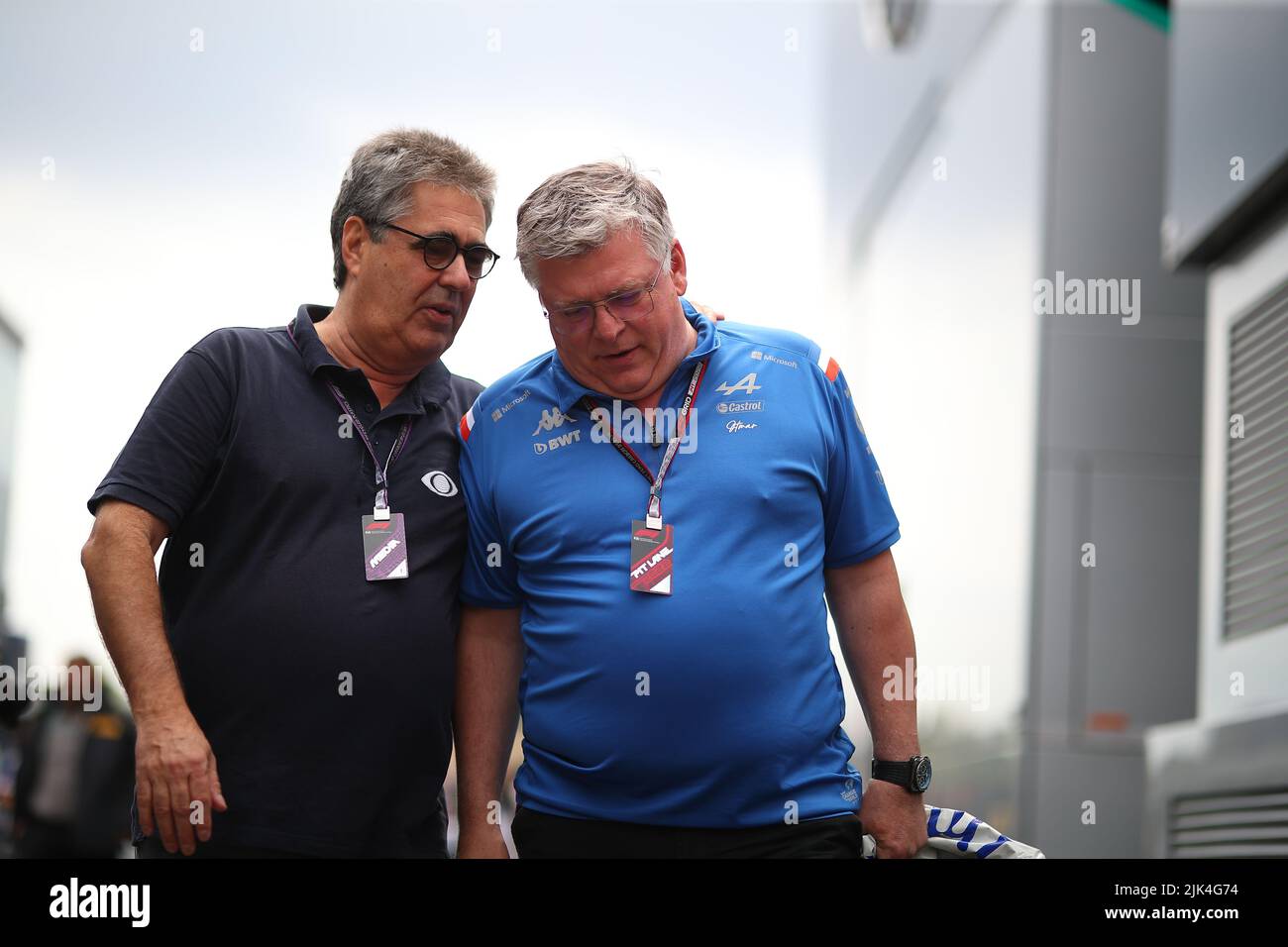 Otmar Szafnauer Team Principal Alpine during the Hungarian GP, 28-31 July 2022 at Hungaroring ...
