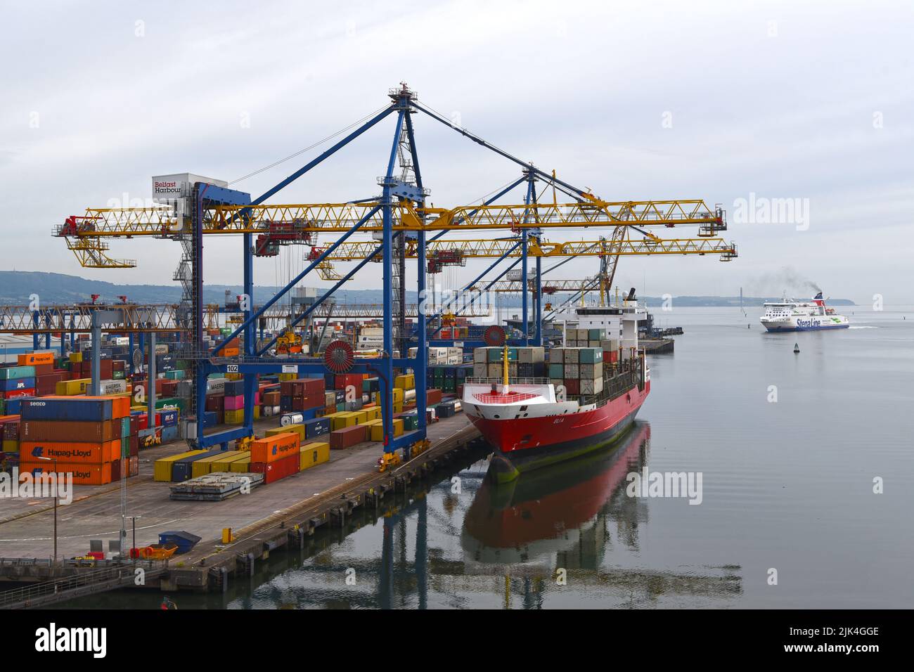 Port belfast containers hi-res stock photography and images - Alamy