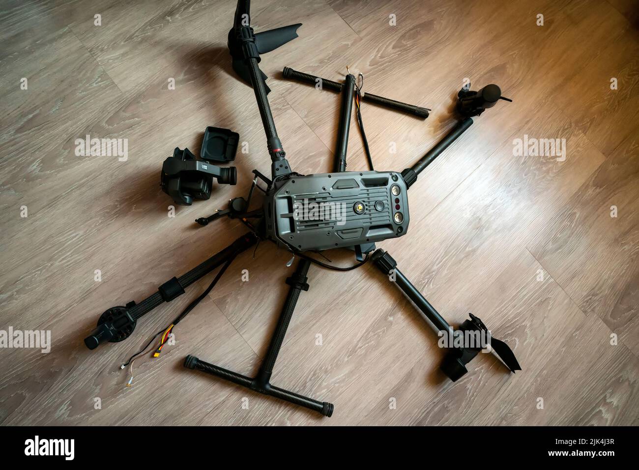 Crashed DJI M300 RTK drone Stock Photo - Alamy