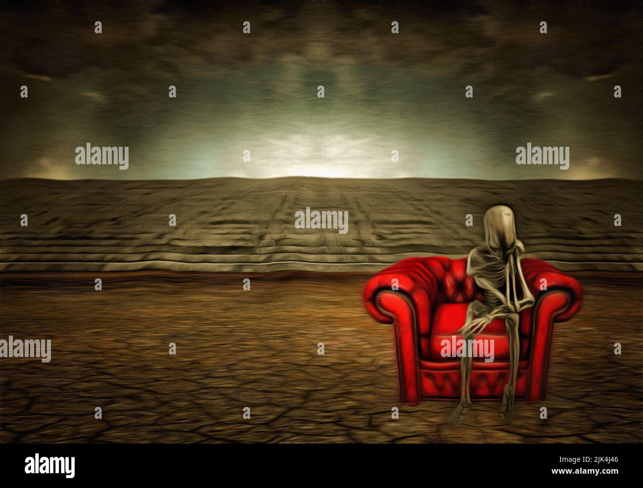 3d illustration alien sitting on hi-res stock photography and images ...