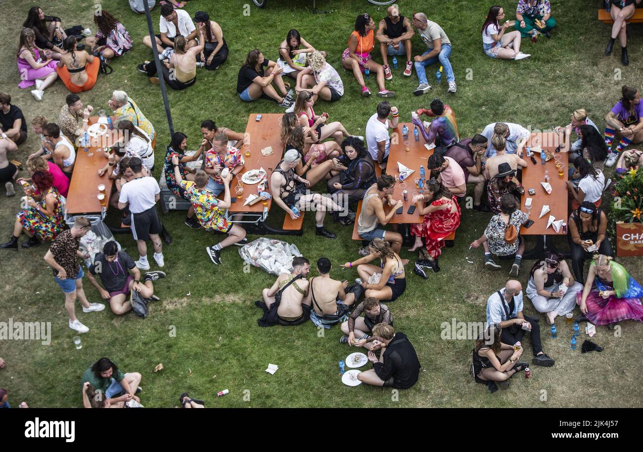2022-07-30 18:55:36 AMSTERDAM - Visitors during the Milkshake festival ...
