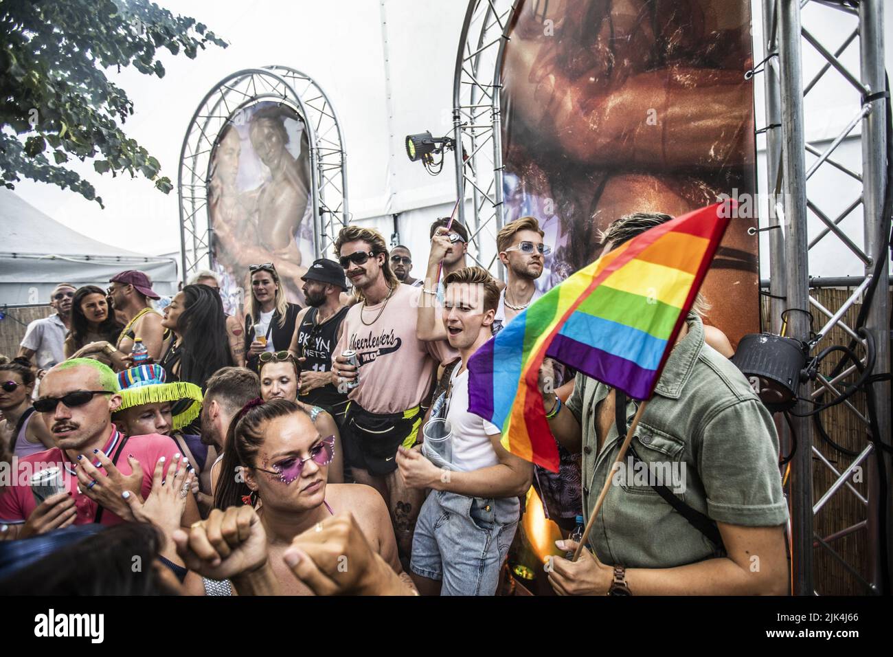 2022-07-30 19:49:25 AMSTERDAM - Visitors during the Milkshake festival ...