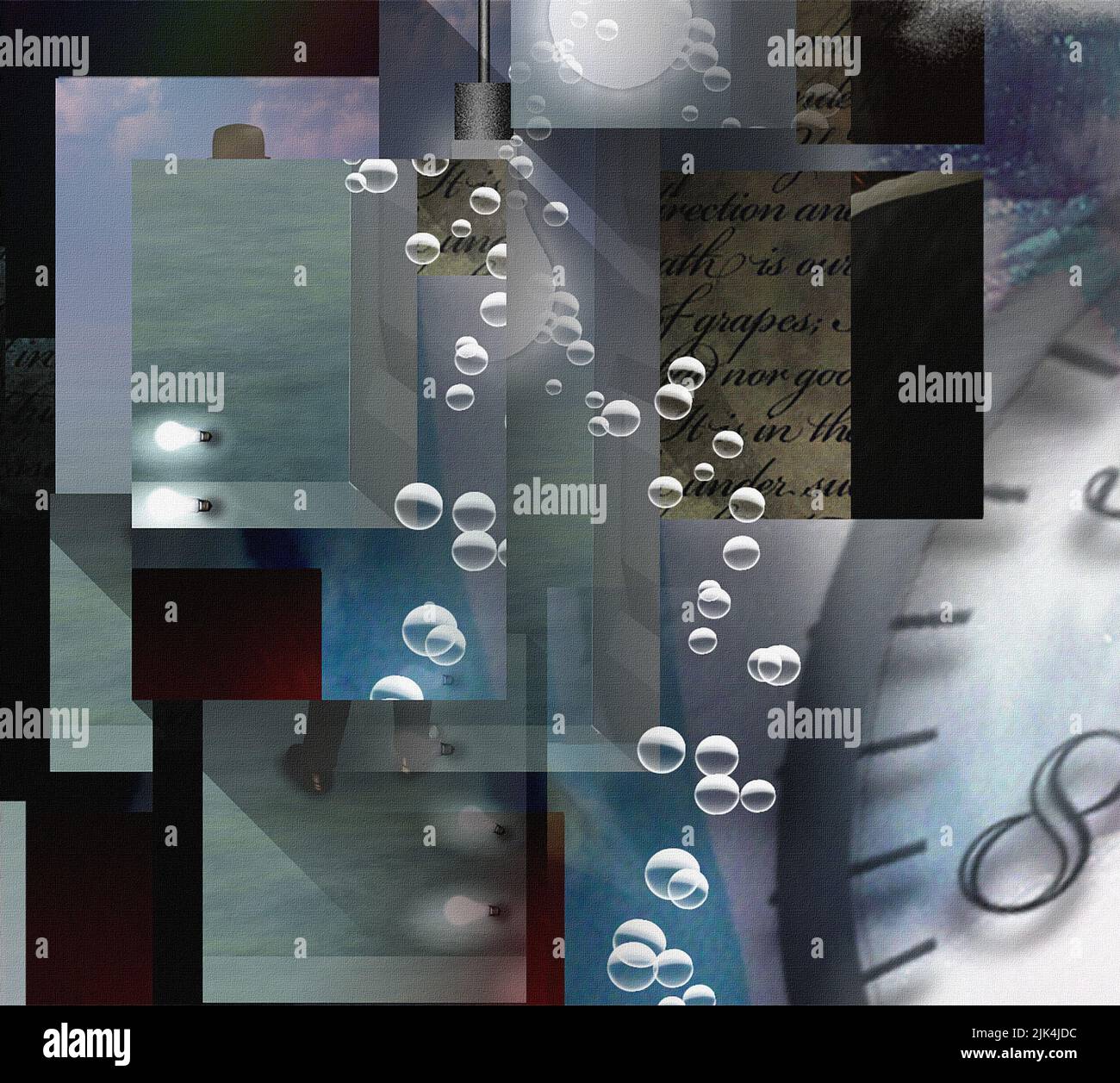 Complex Surreal Abstract Art. 3D rendering Stock Photo - Alamy