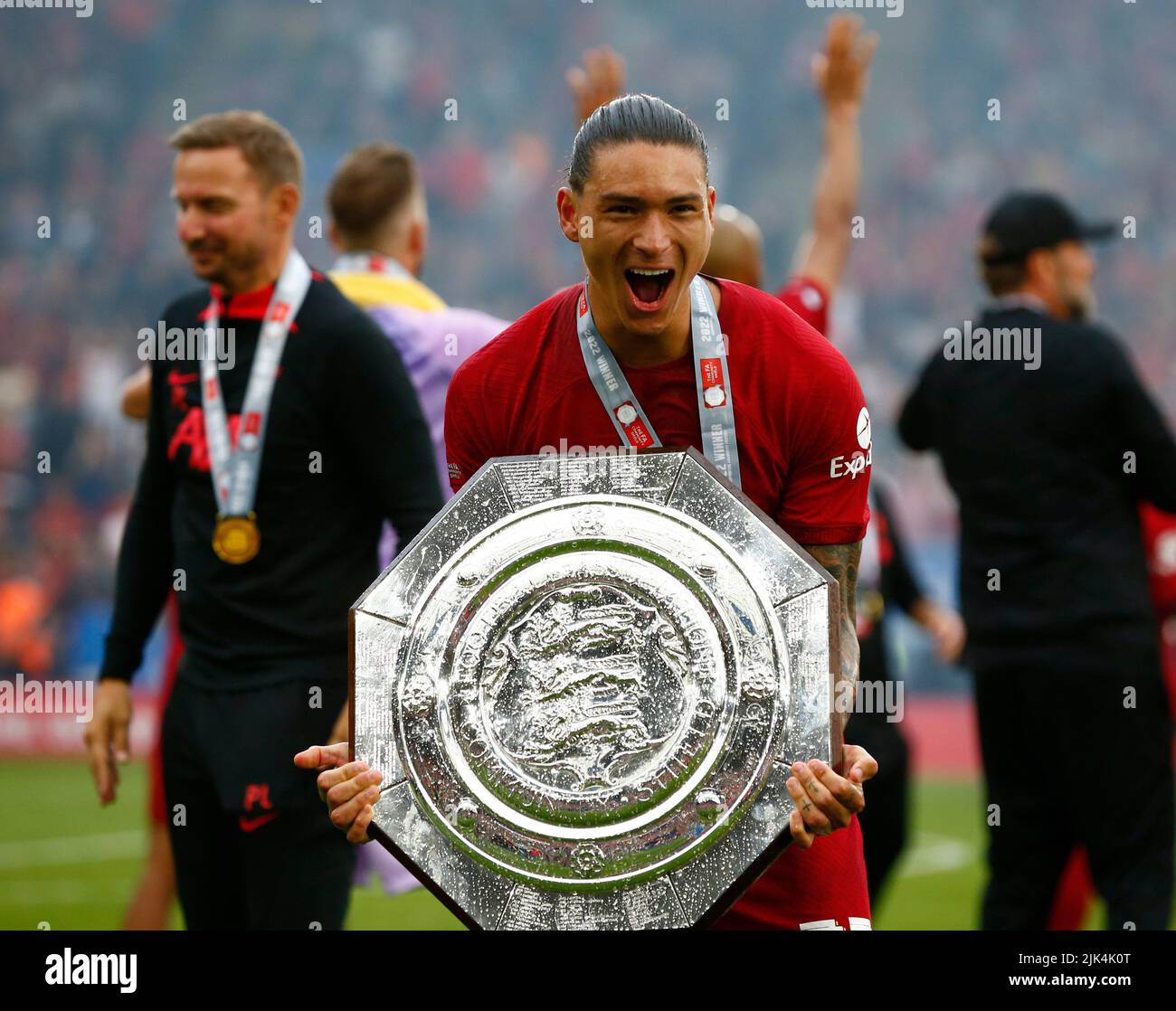 Liverpool community shield 2022 nunez hi-res stock photography and ...