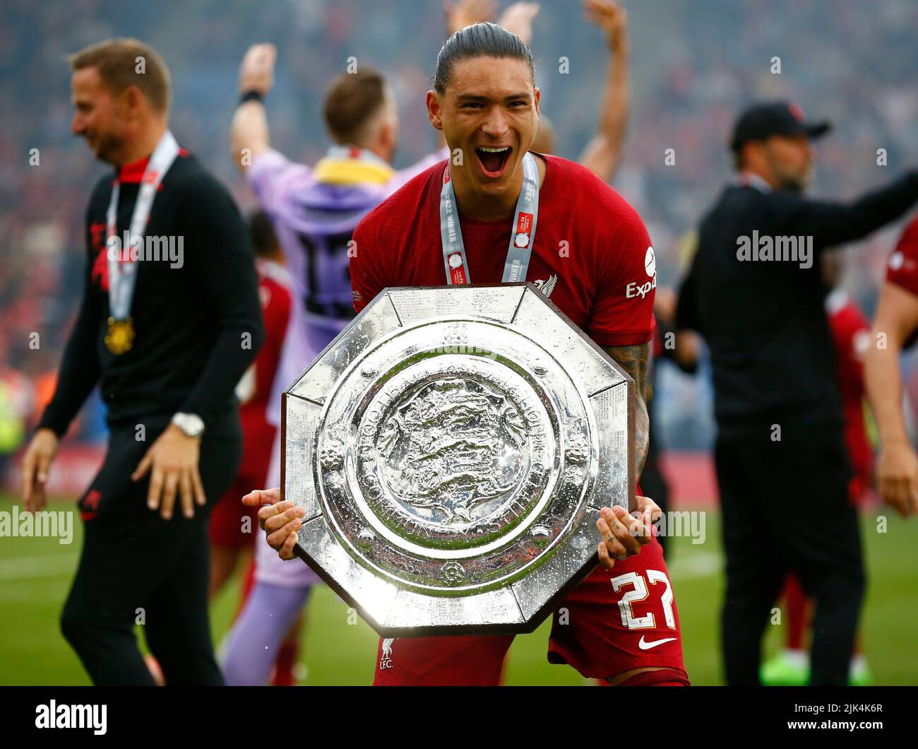 Liverpool community shield 2022 nunez hi-res stock photography and ...