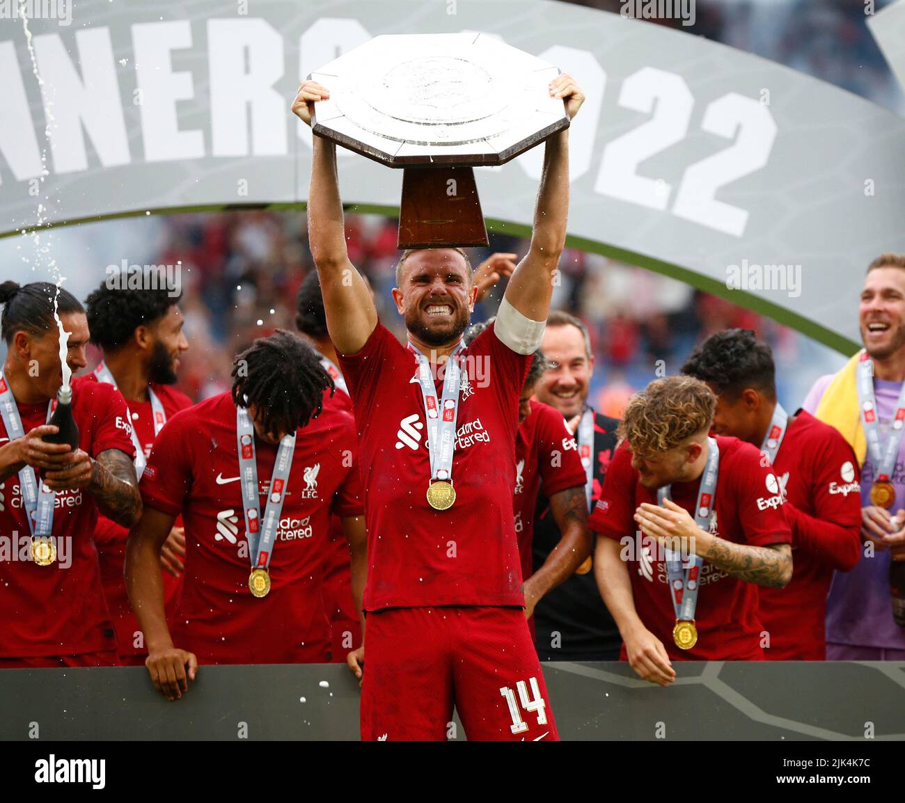 Liverpool community shield 2022 hi-res stock photography and images - Alamy
