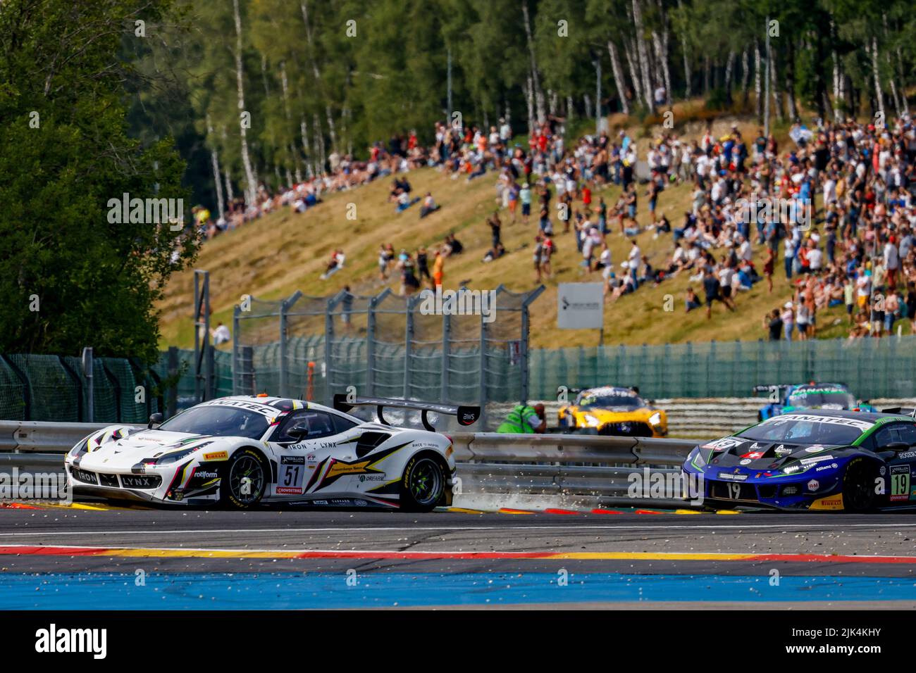 51 Iron Lynx, Ferrari 488 GT3 of Miguel MOLINA, Nicklas NIELSEN, James ...