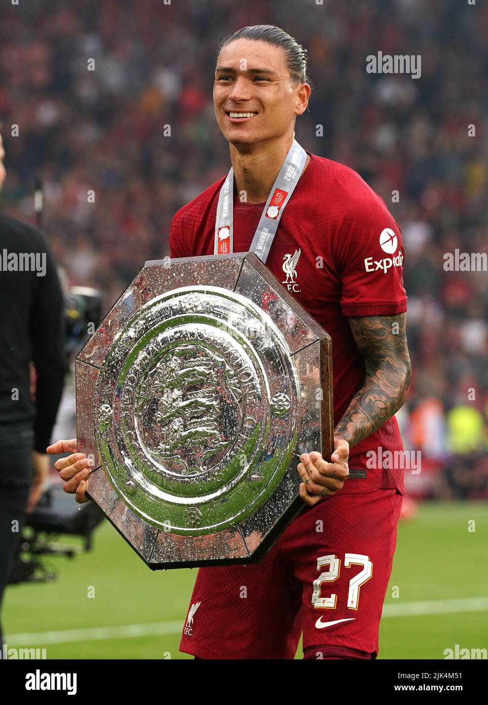 Darwin nunez community shield 2022 hi-res stock photography and images ...