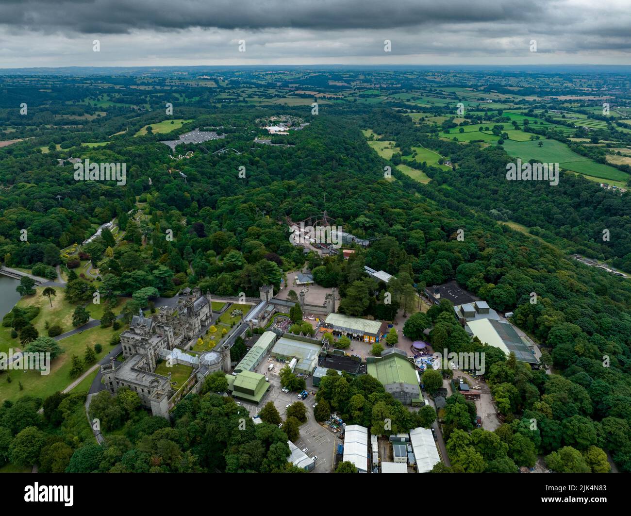 Alton Towers Aerial Photos From the Air,Including Nemesis, Smiler ...