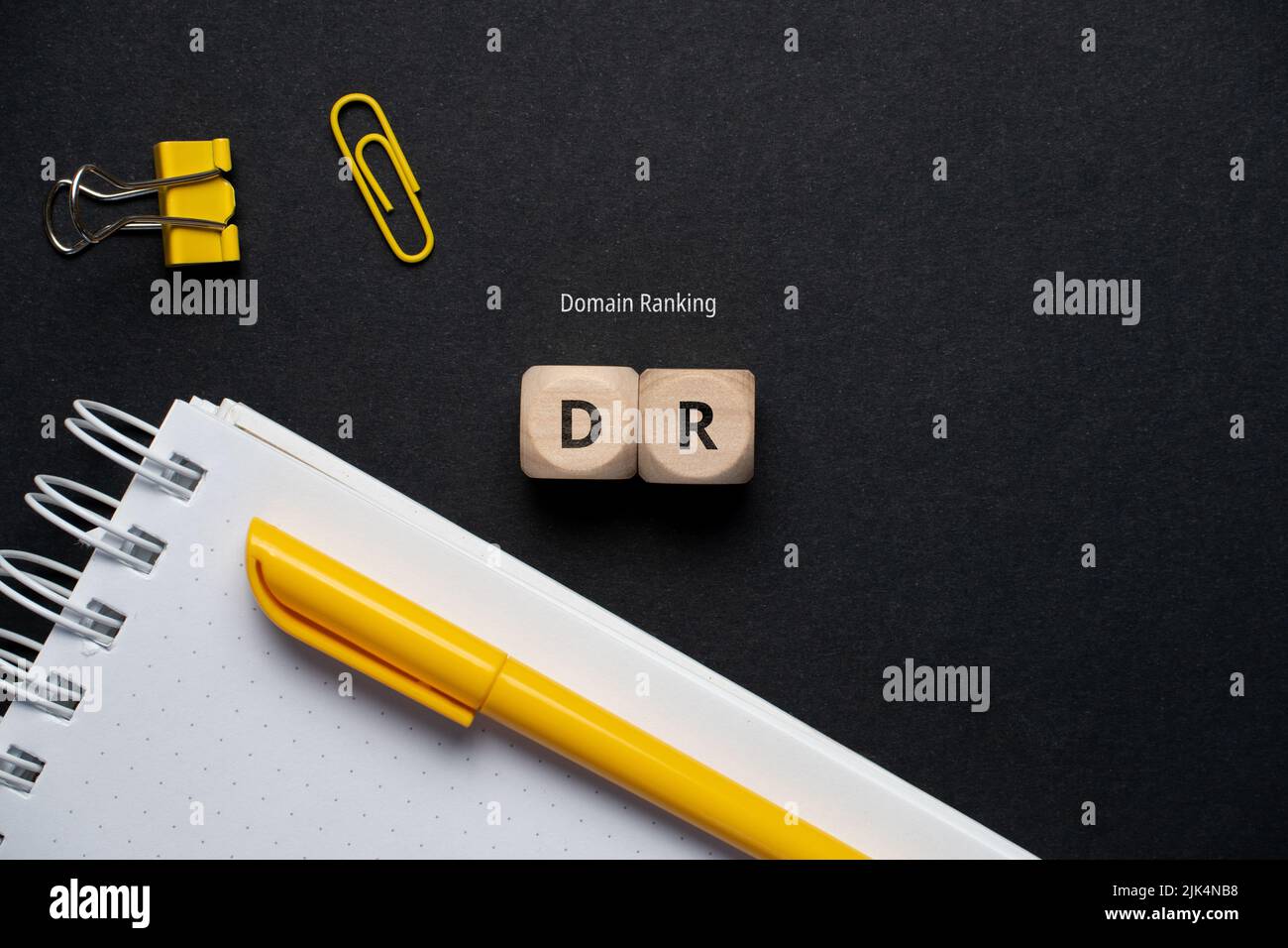 Concept business marketing acronym DR or Domain Ranking Stock Photo - Alamy