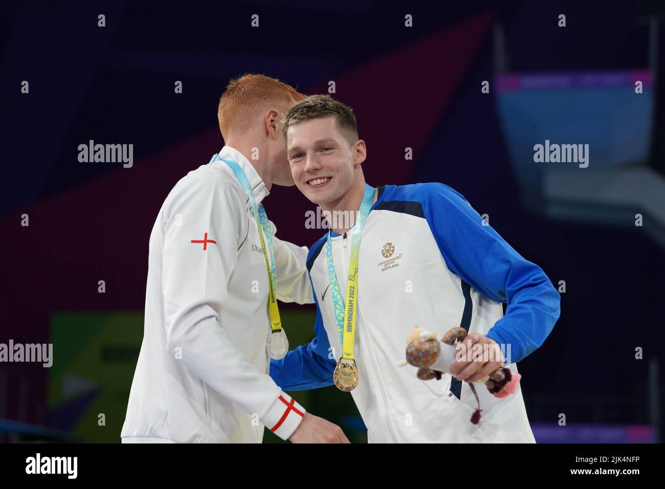 England's Tom Dean, silver and Scotland's Duncan Scott, gold in the Men ...