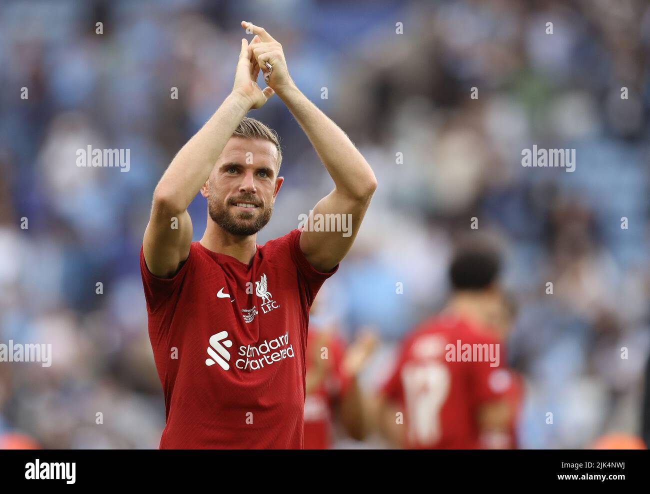 Liverpool jordan henderson shield hi-res stock photography and images ...