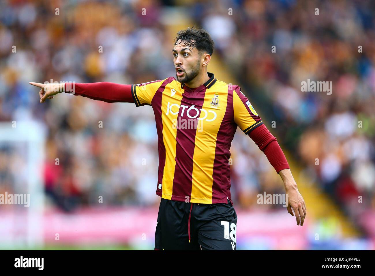 The University of Bradford Stadium, Bradford, England - 30th July 2022 ...