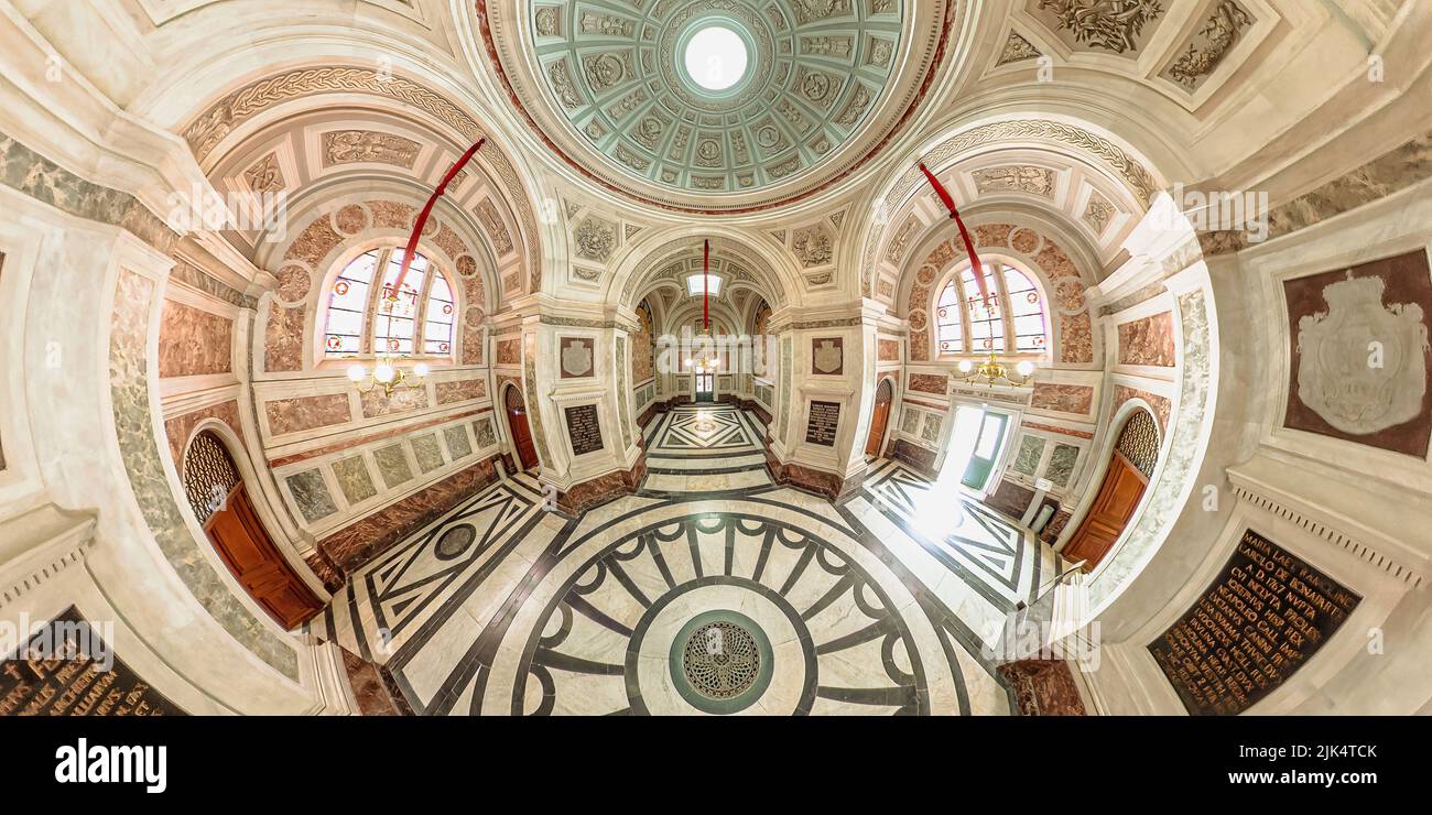 Ajaccio, Corsica, France - June 2022: Aerial 360 view of the interior ...
