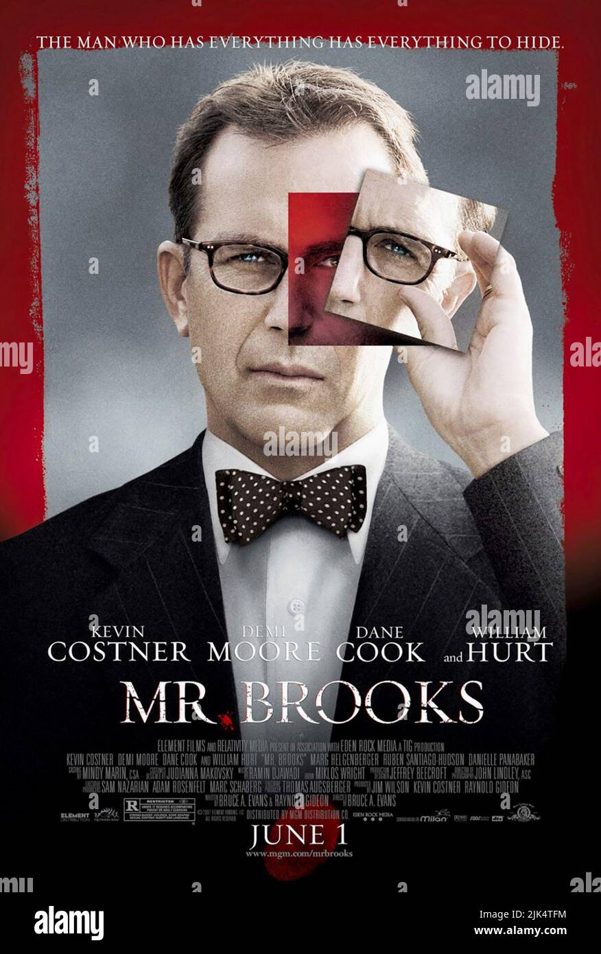 KEVIN COSTNER POSTER, MR. BROOKS, 2007 Stock Photo - Alamy