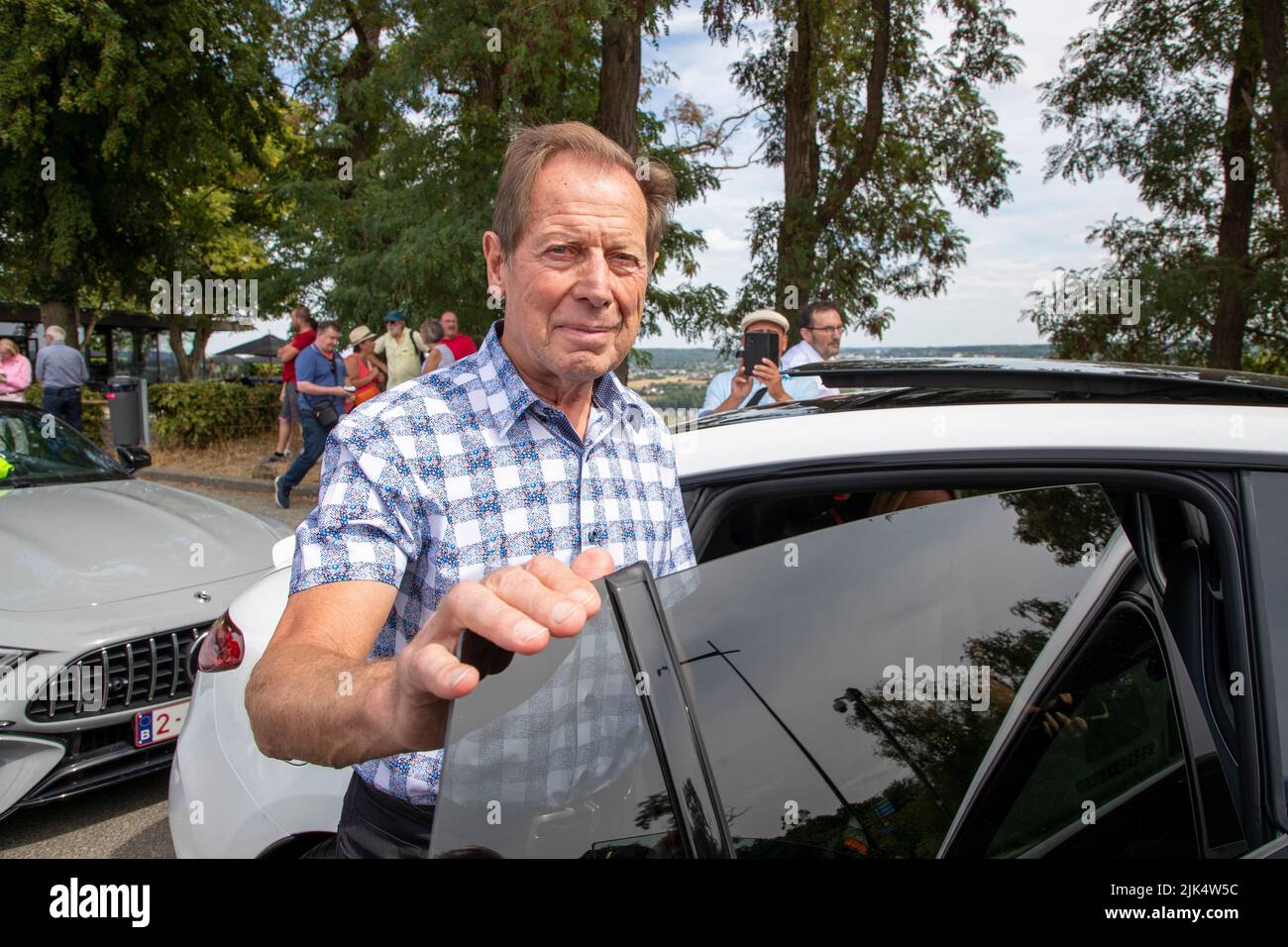 Former motocross champion Roger De Coster pictured during a ceremony ...