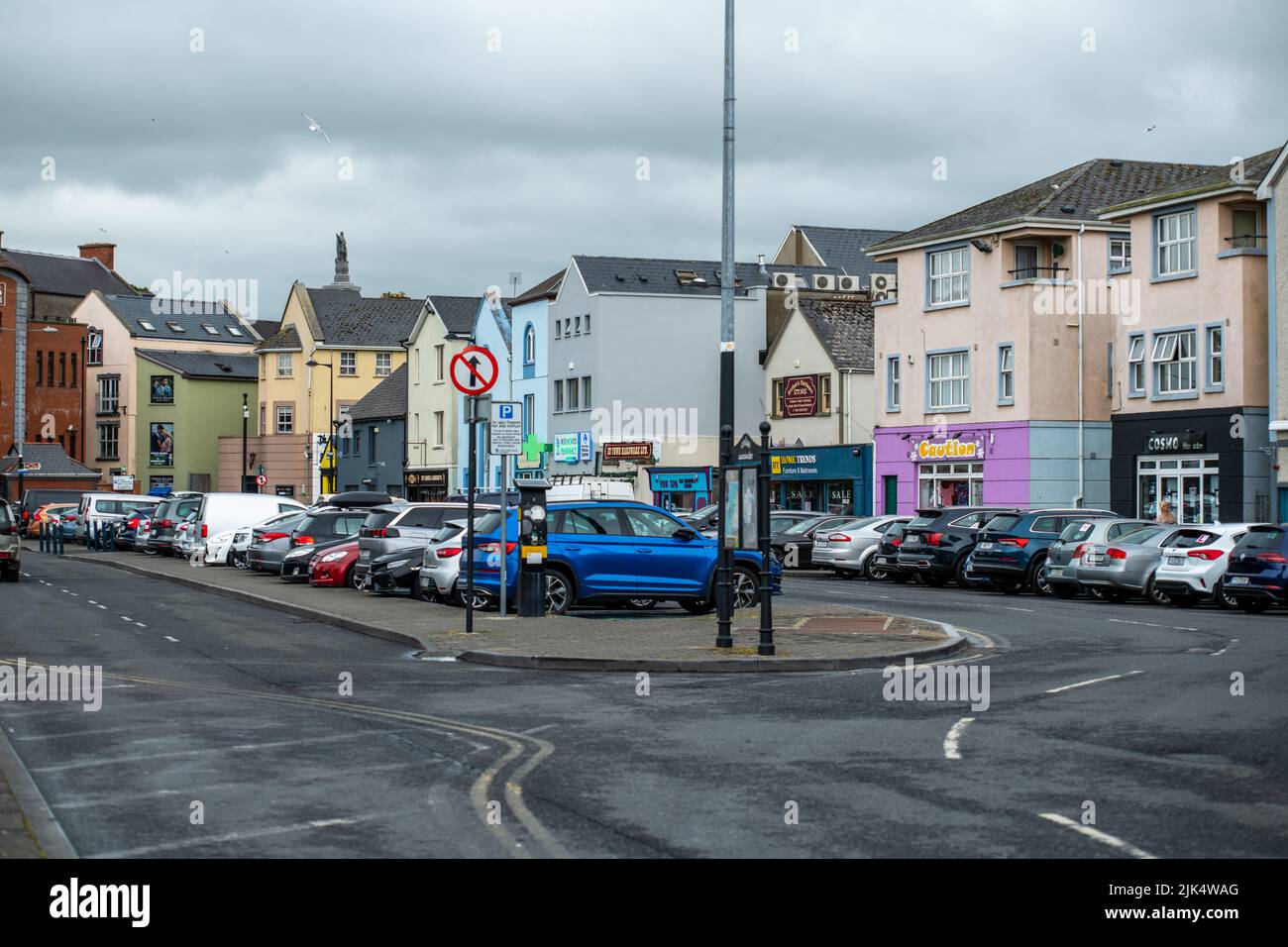 Ennis is the county town of County Clare, Ireland, July,23,2022 Stock ...