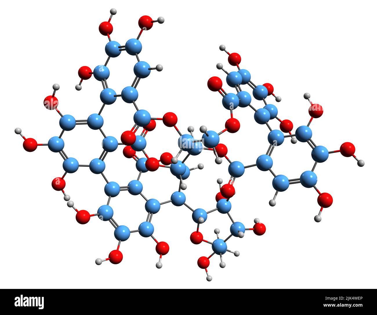 3D image of Grandinin skeletal formula - molecular chemical structure ...