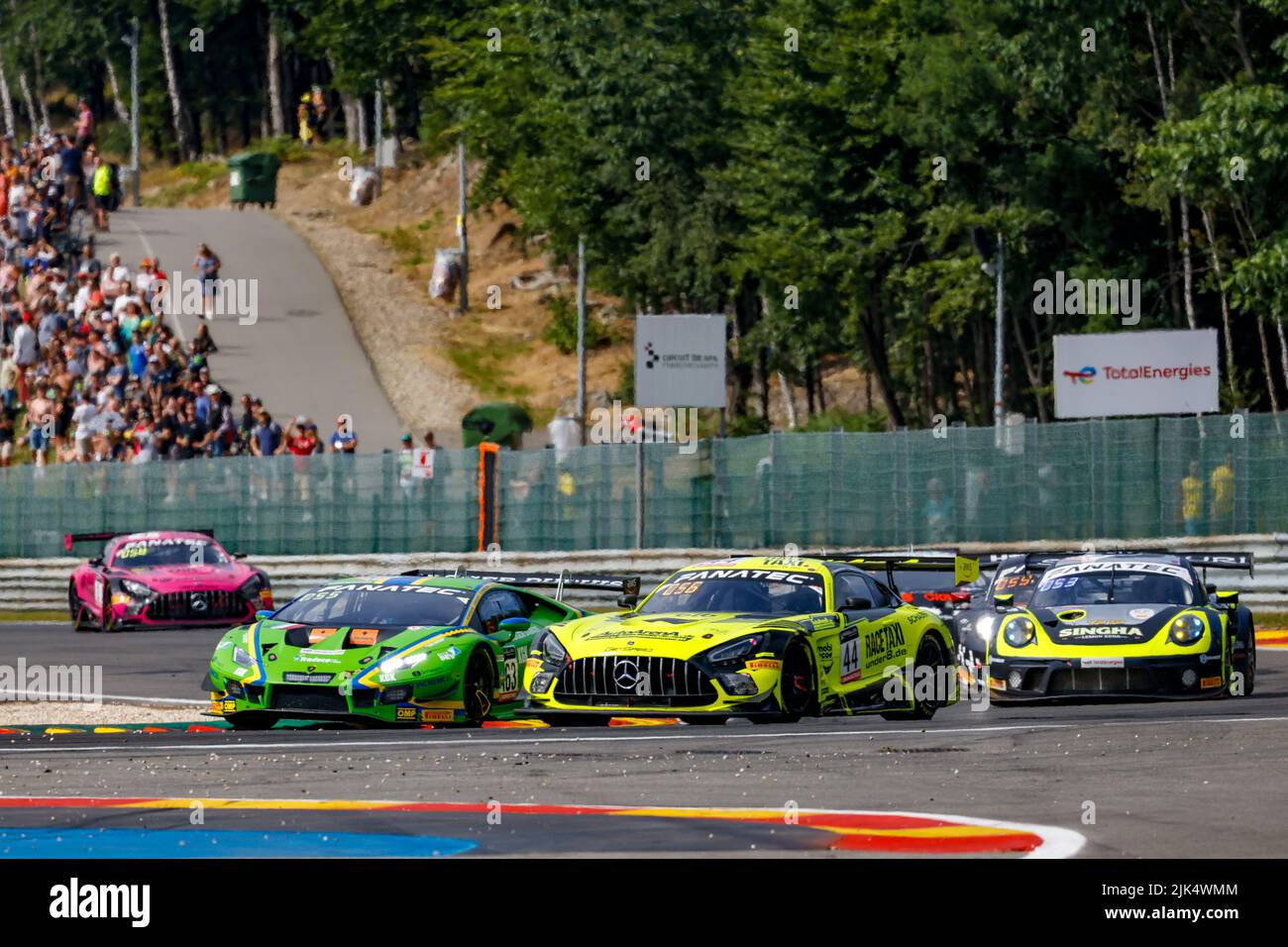 July 30, 2022, Rome, Belgium: 44 GetSpeed, Mercedes-AMG GT3 of Michael ...