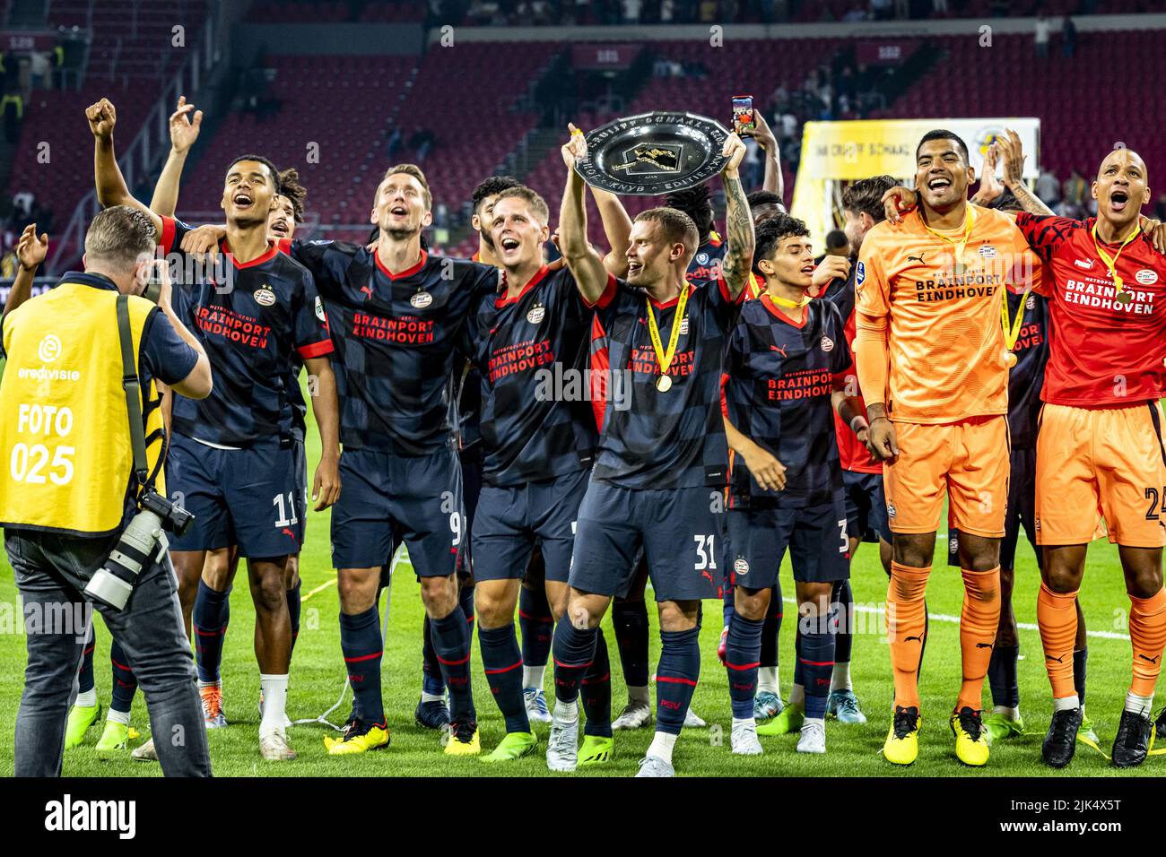 AMSTERDAM, Netherlands, 30-07-2022, football, , Dutch eredivisie ...