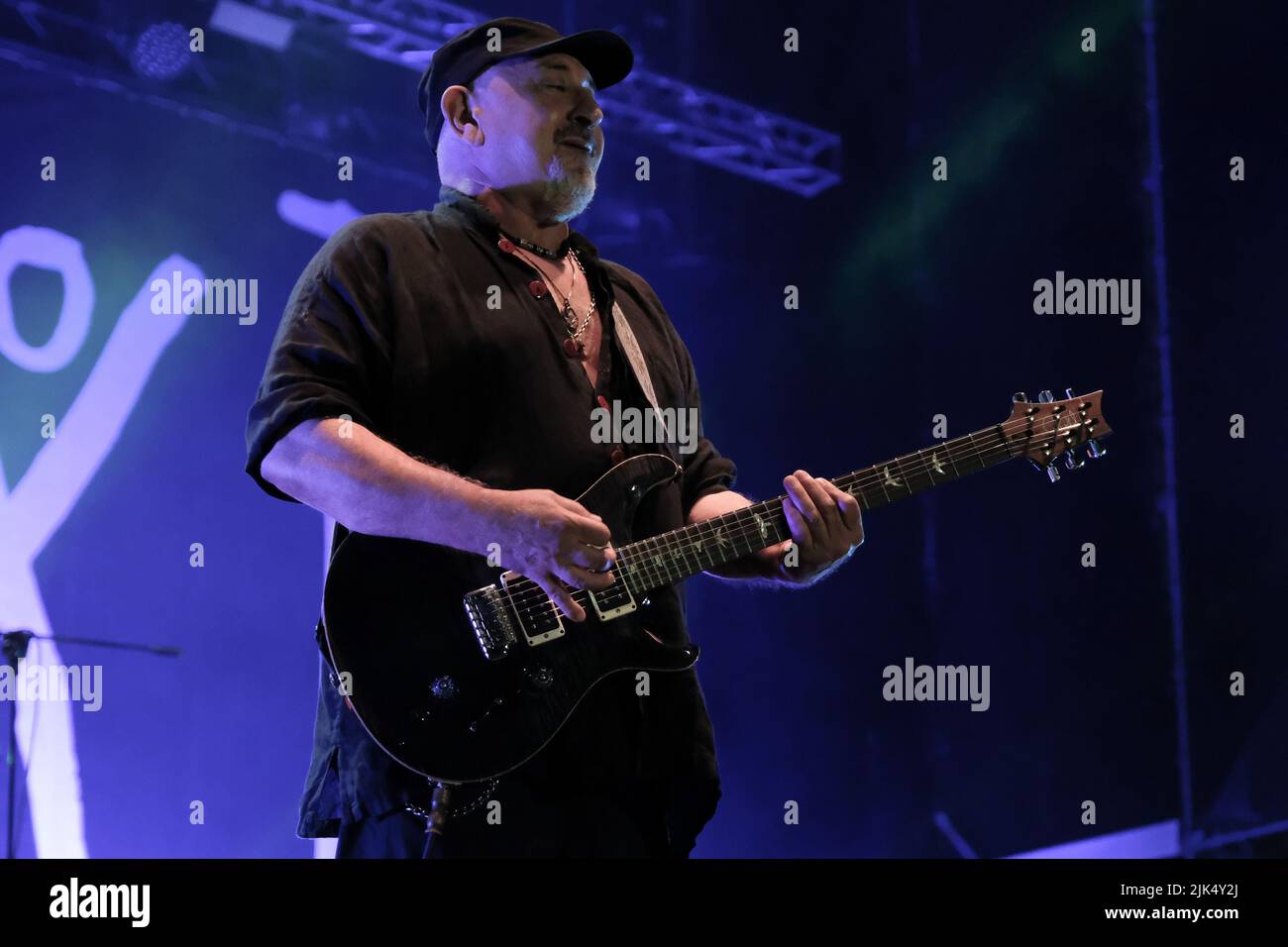 Verona, Italy. 29th July 2022. The Italian rock band of Litfiba with ...