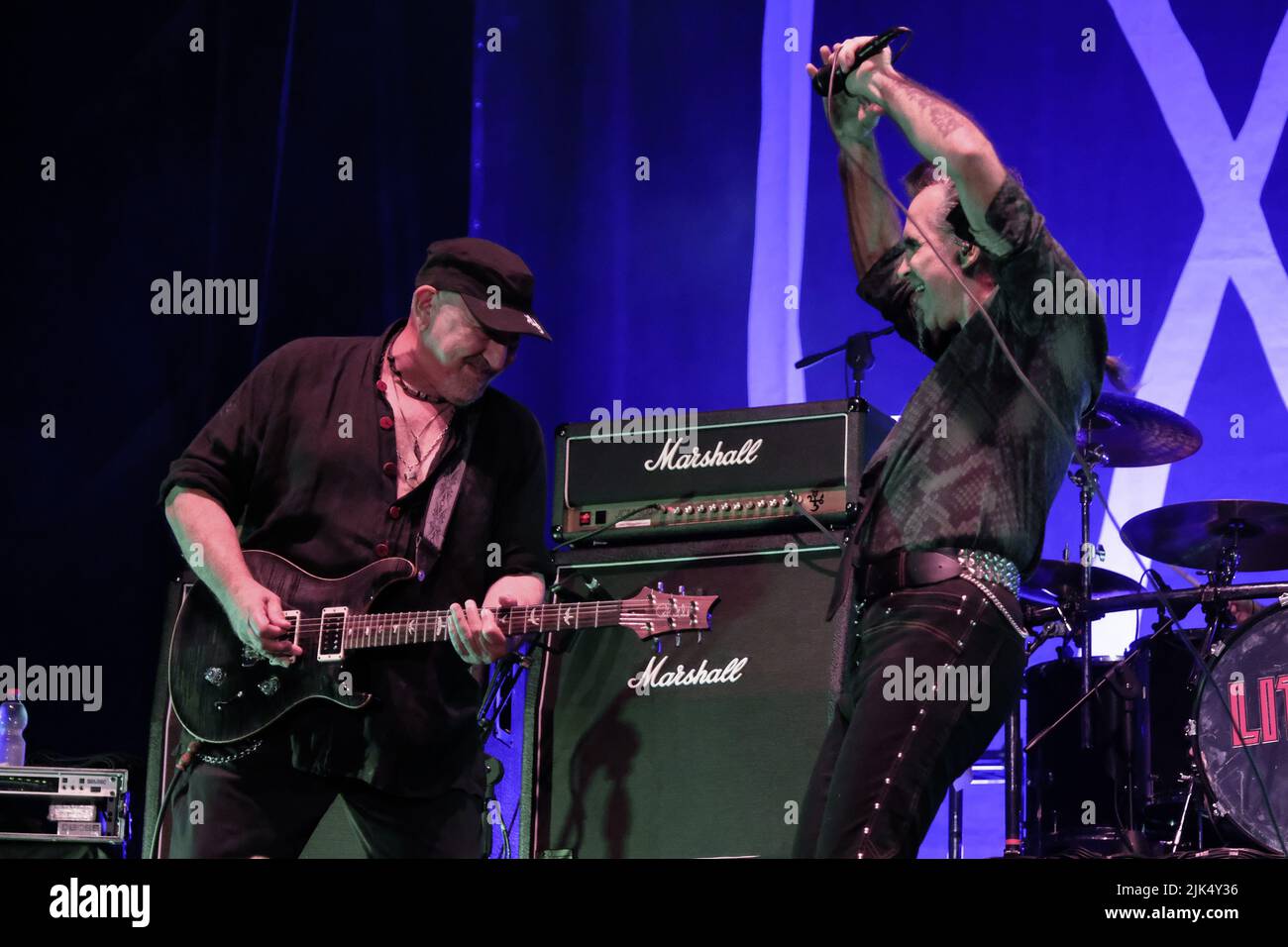 Verona, Italy. 29th July 2022. The Italian rock band of Litfiba with ...