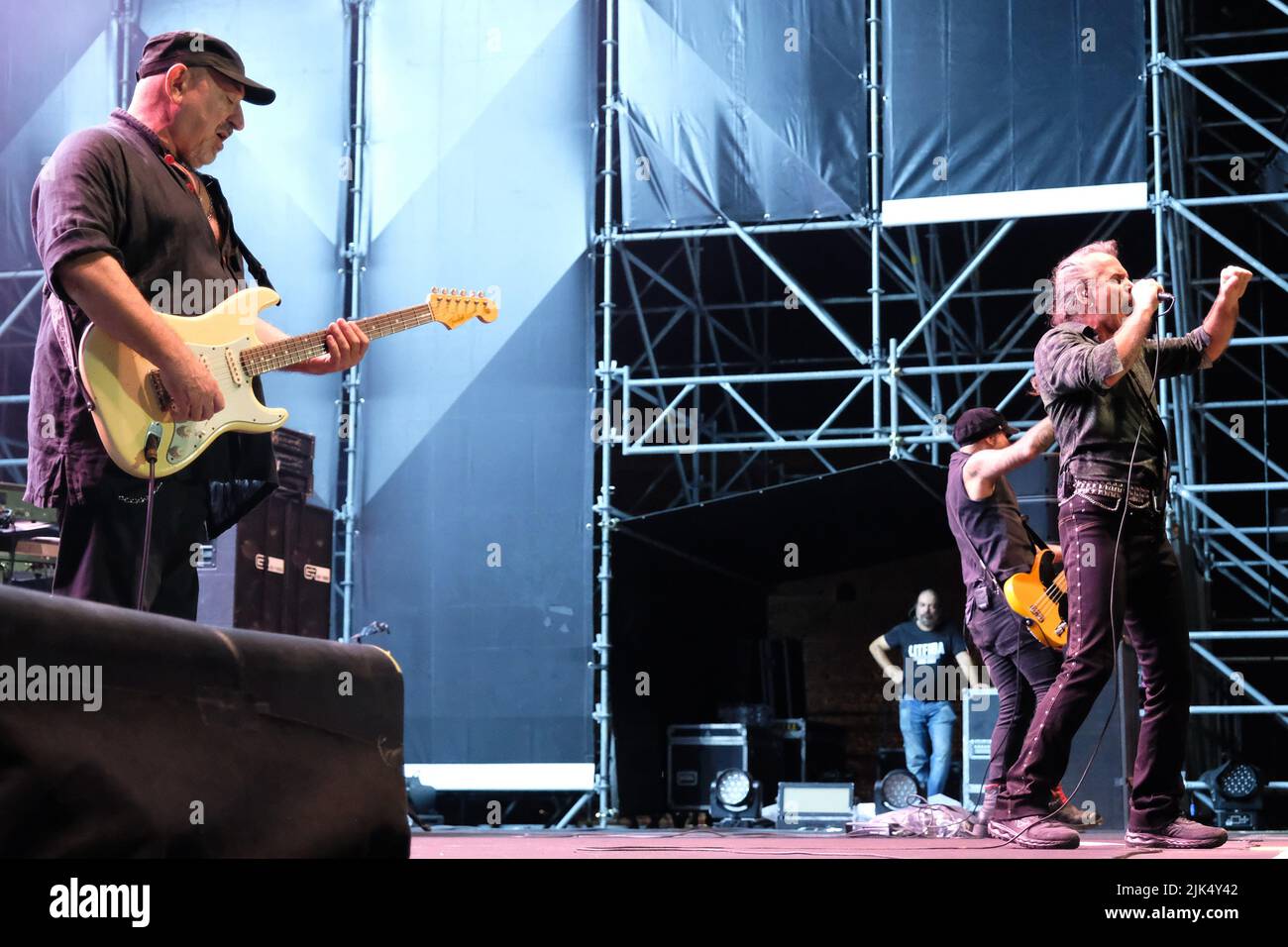 Verona, Italy. 29th July 2022. The Italian rock band of Litfiba with ...