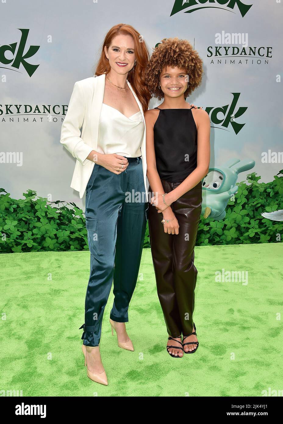 Sarah Drew and Carsyn Rose walking on the red carpet at the global ...