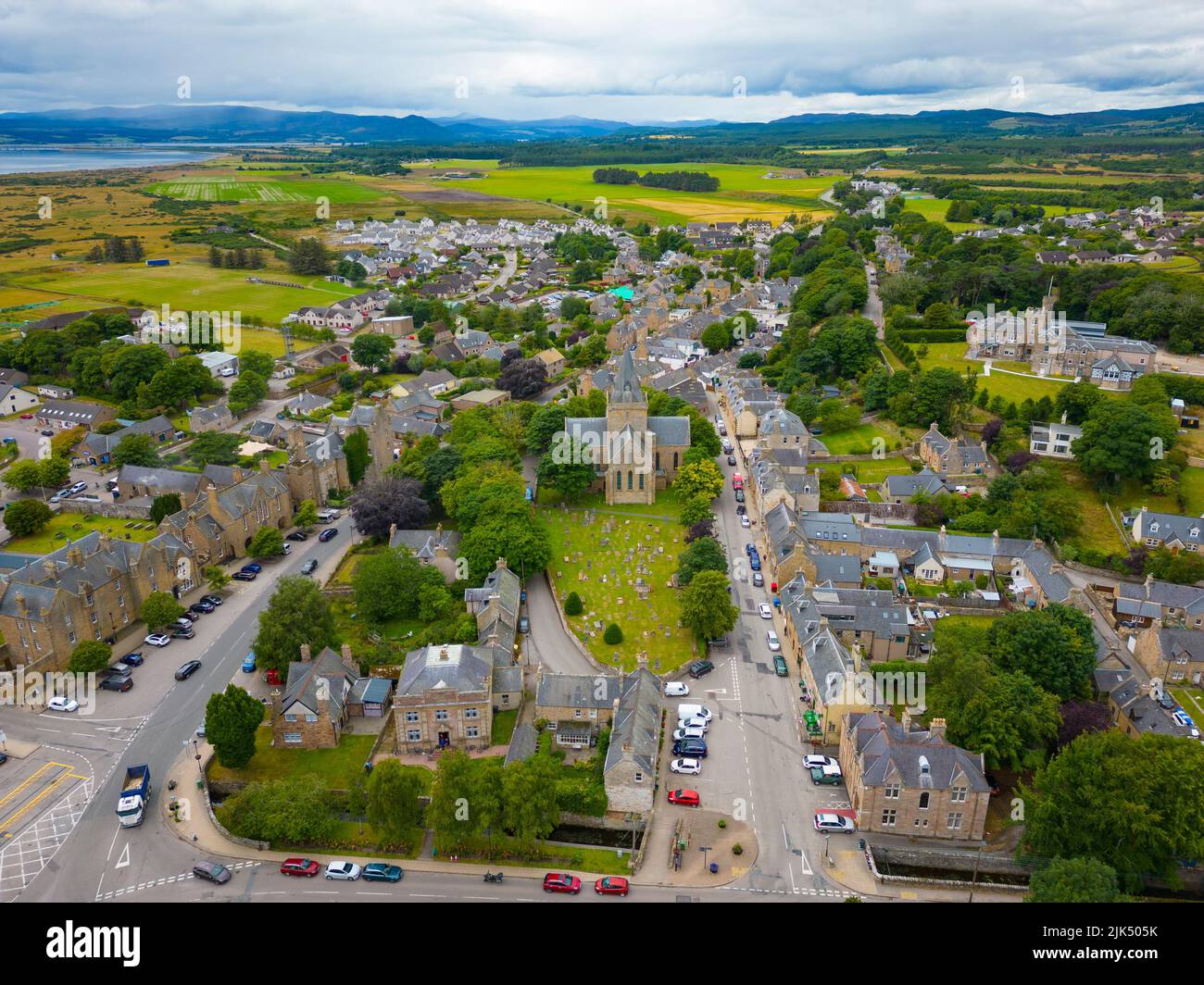 Aerial view of dornoch hi-res stock photography and images - Alamy
