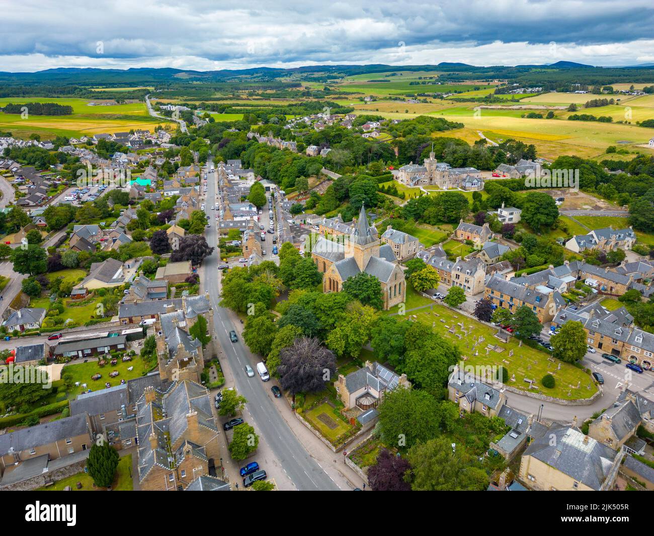 Aerial view of dornoch hi-res stock photography and images - Alamy