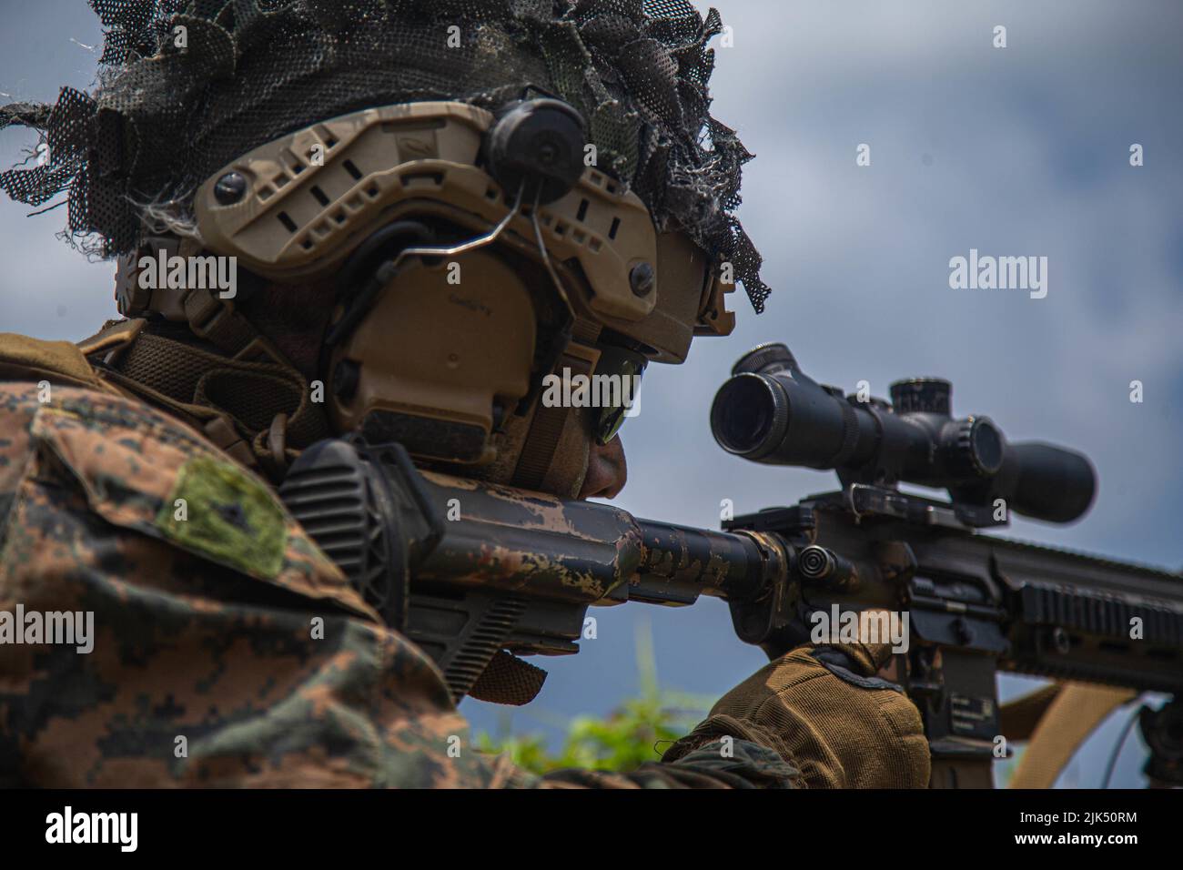 U.S. Marine Corps Lance Cpl. Jarrod Proe, a rifleman with 3d Battalion ...