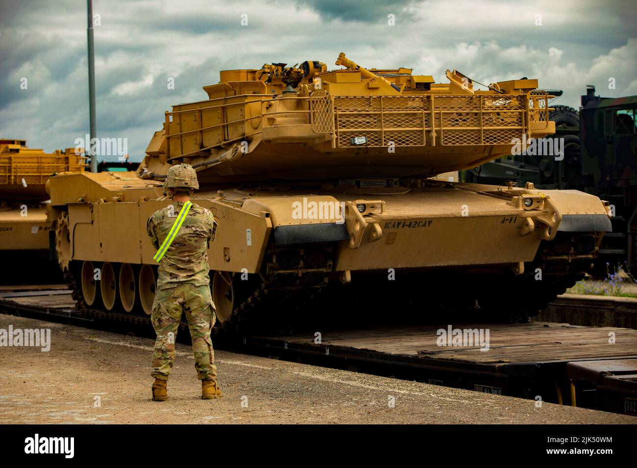 U.S. Army soldier assigned to the 3rd Armored Brigade Combat Team, 1st ...