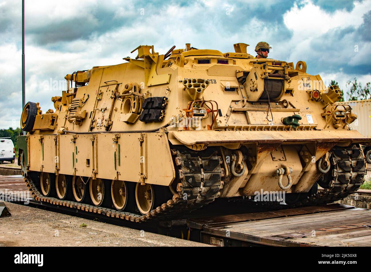 U.S. Army soldier assigned to the 3rd Armored Brigade Combat Team, 1st ...