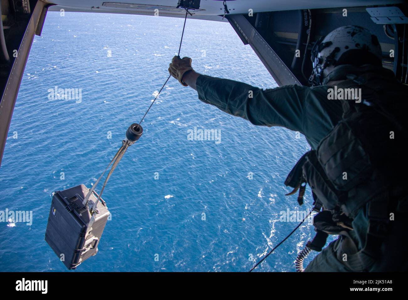 U.S. Marine Corps Cpl. Colton Davis, a crew chief with Marine Medium ...
