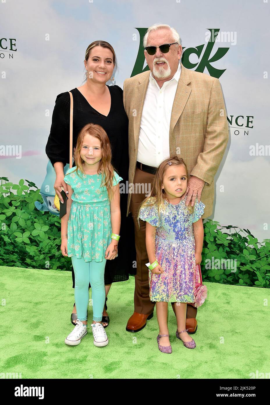 Westwood, USA. 30th July, 2022. John Ratzenberger and family walking on ...