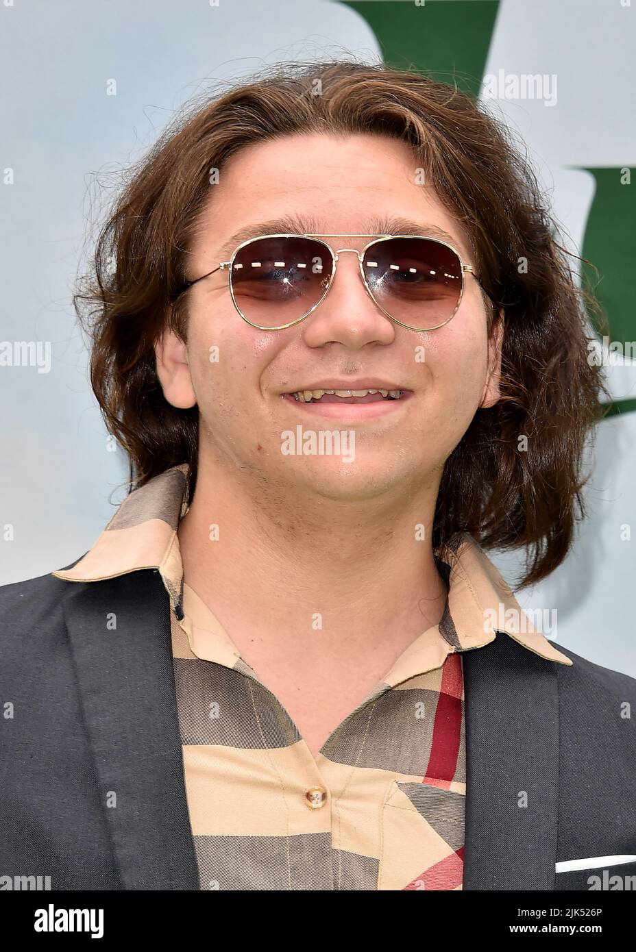 Westwood, USA. 30th July, 2022. Bryson Robinson walking on the red ...