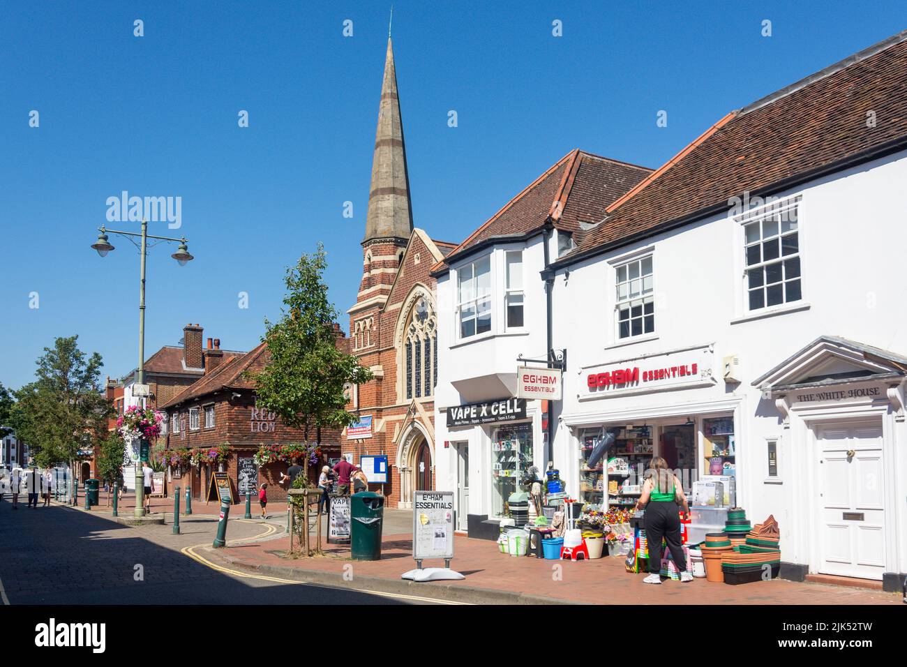 United church of shops shopping shoppers high street egham surre hi-res ...