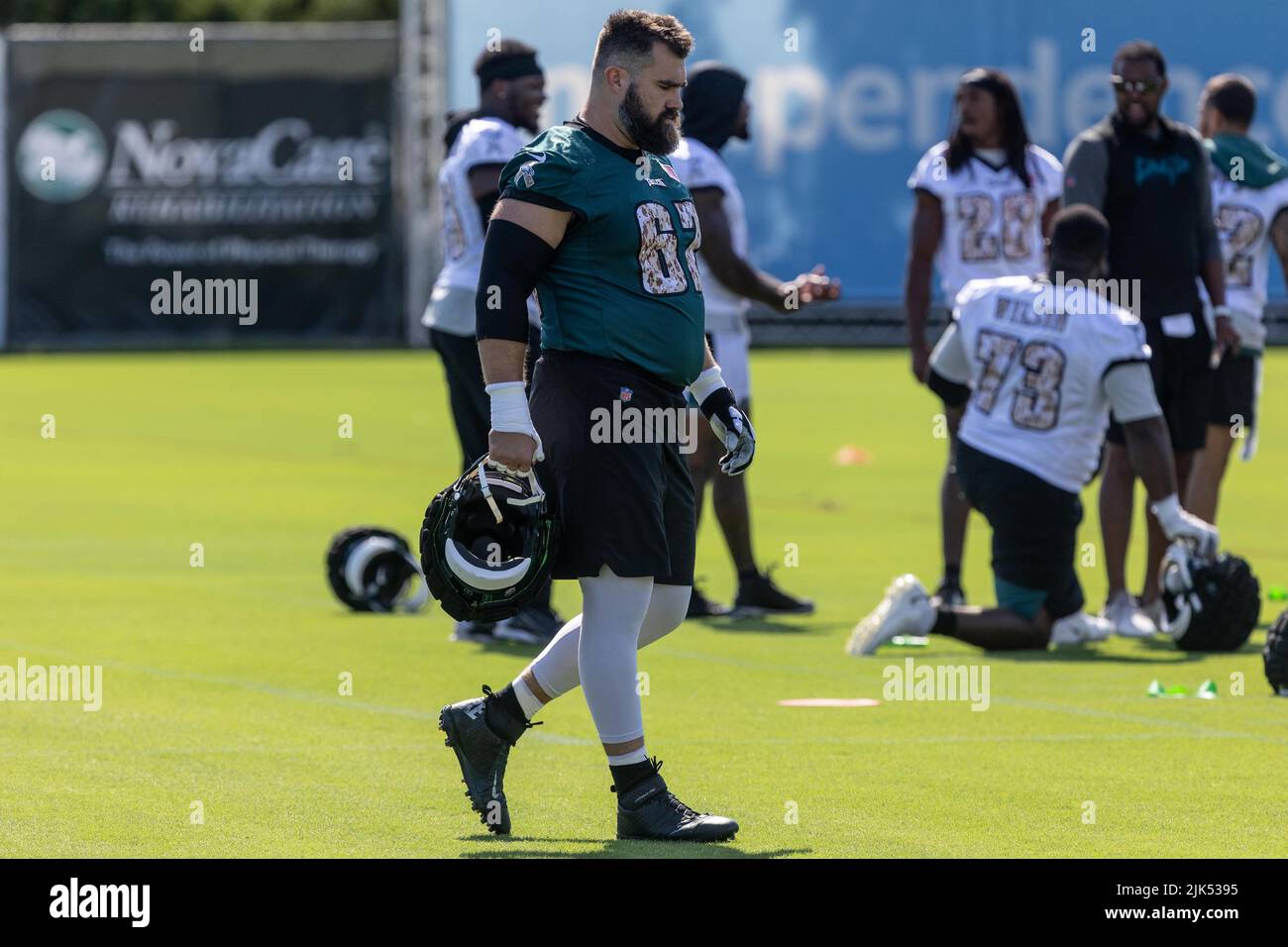 Jason kelce eagles hi-res stock photography and images - Alamy