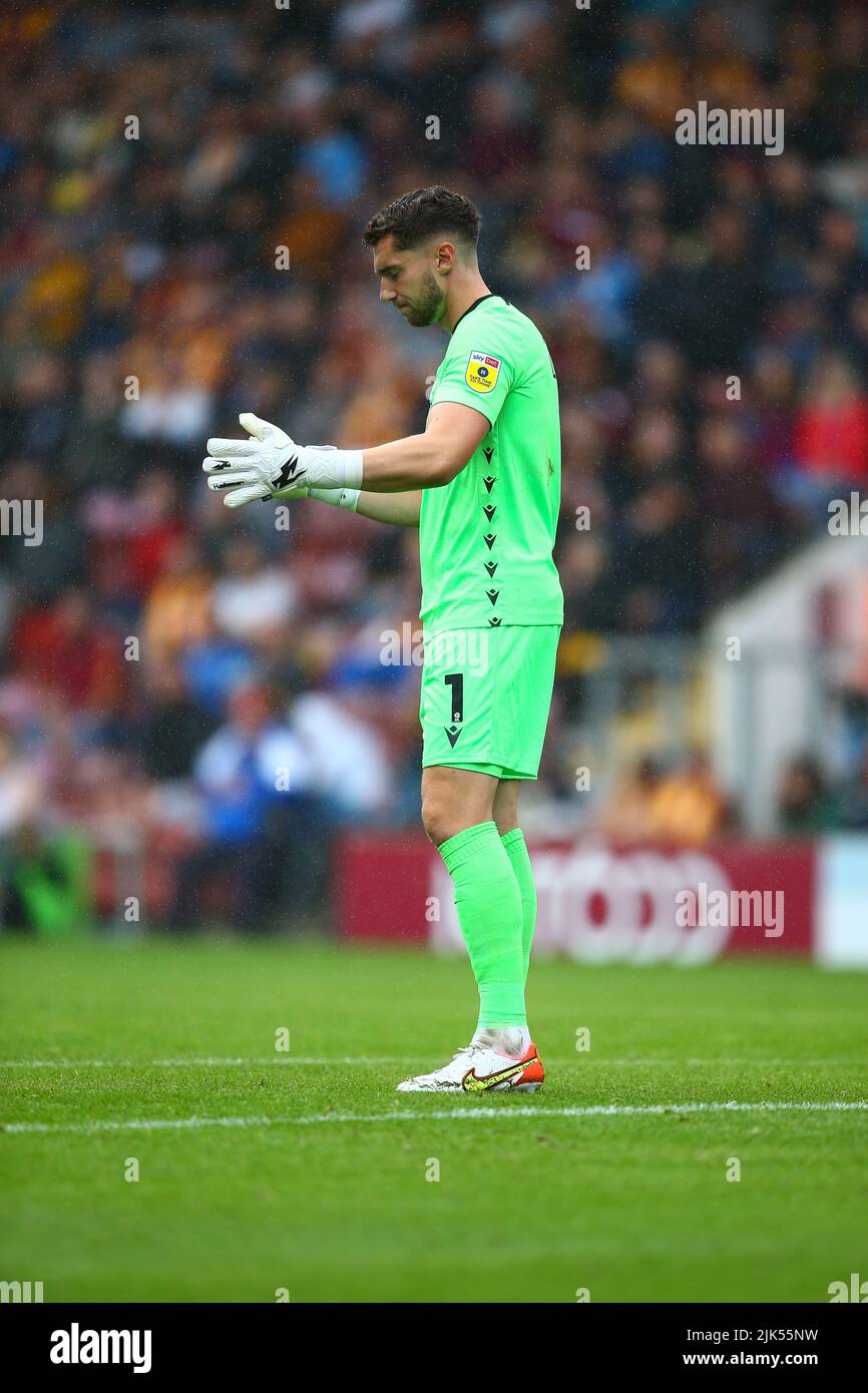 The University of Bradford Stadium, Bradford, England - 30th July 2022 ...