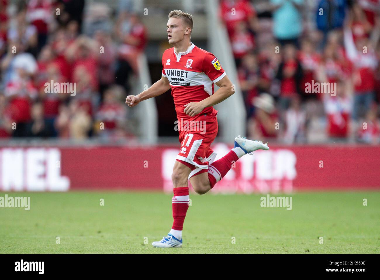 Marcus Forss #21 of Middlesbrough during the game Stock Photo - Alamy