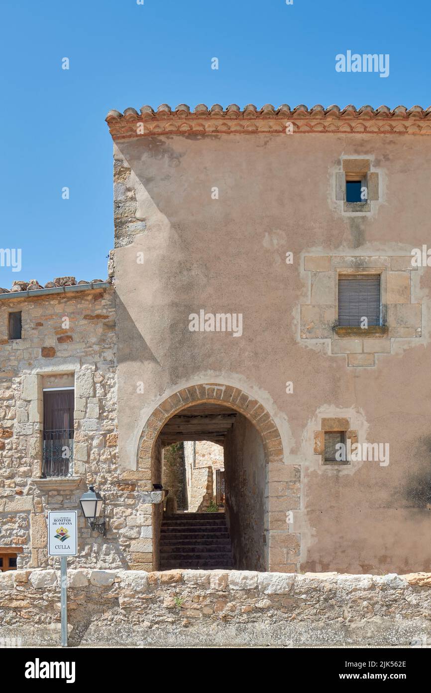 Watchtower, balcony with views of the lands of Culla and an information ...