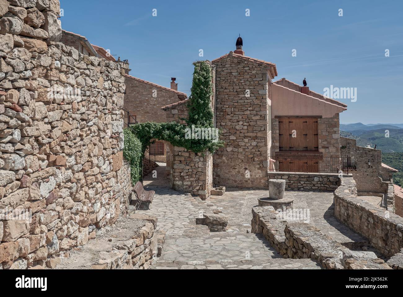 Mirador del Cinglet in the town of Culla, declared the most beautiful ...