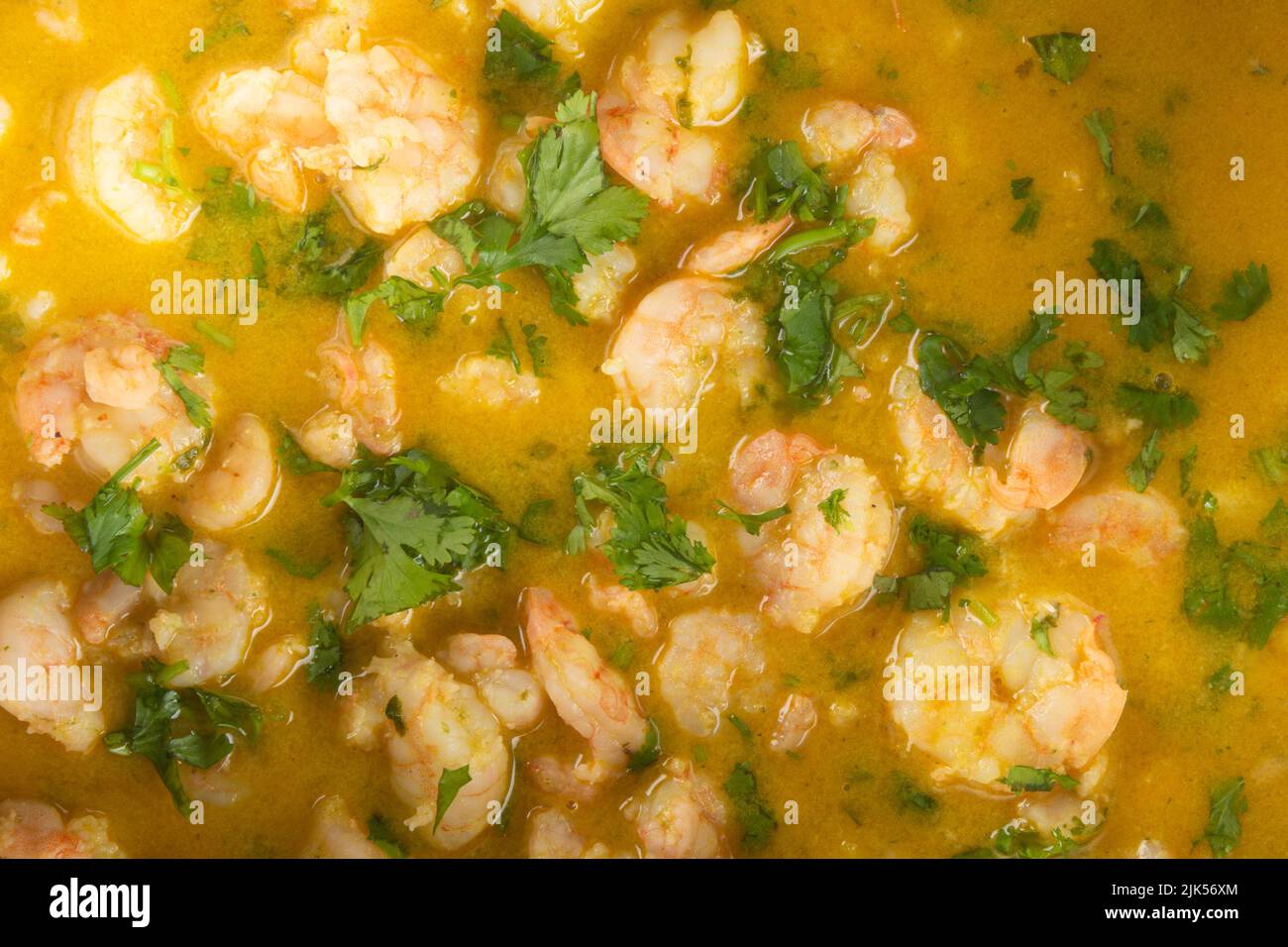 Top view shrimp moqueca. Brazilian traditional food Stock Photo - Alamy