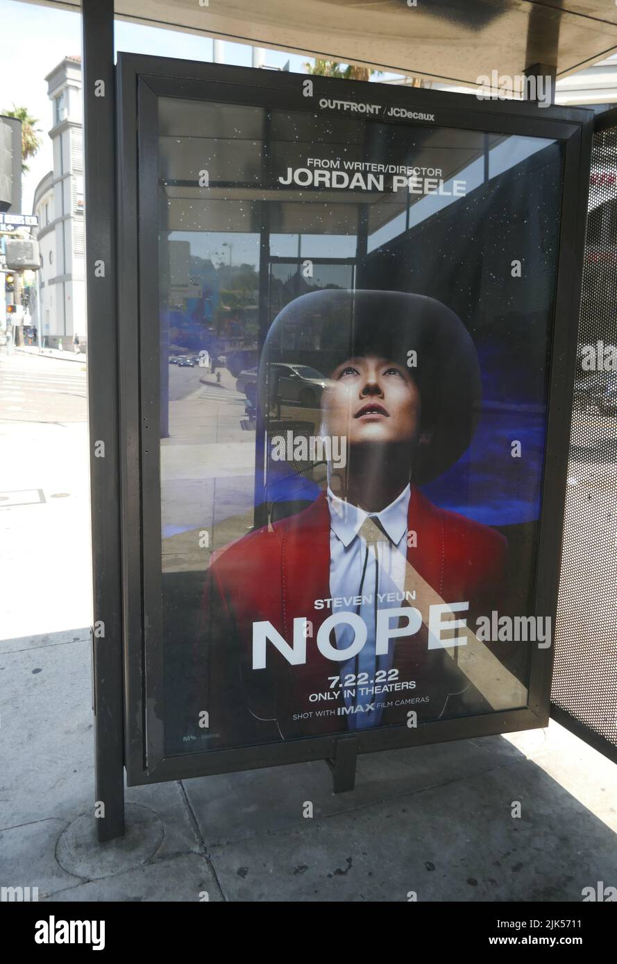 Los Angeles, California, USA 22nd July 2022 Nope Bus Stop with Steven ...