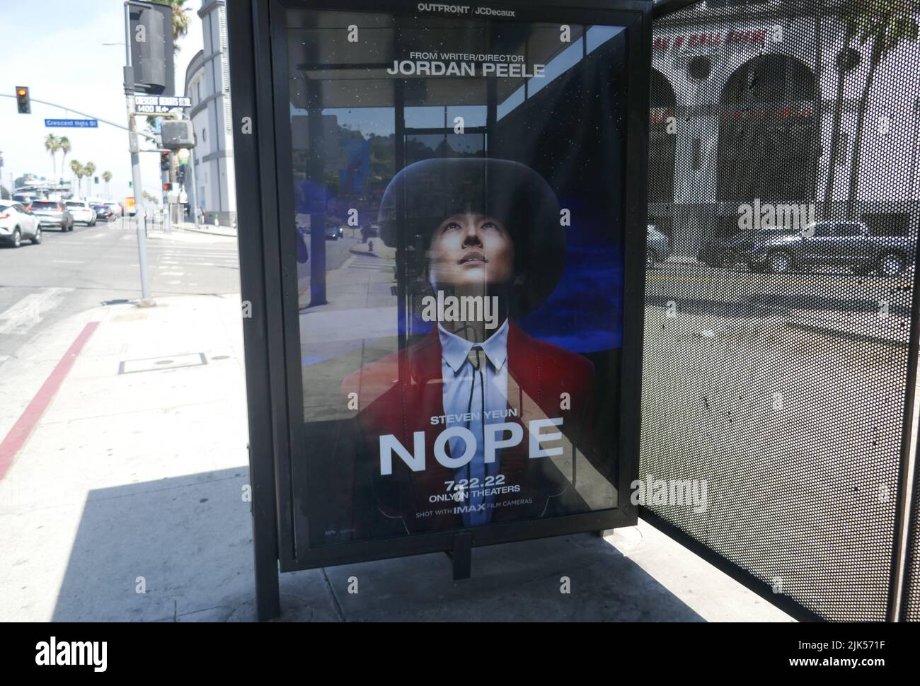 Los Angeles, California, USA 22nd July 2022 Nope Bus Stop with Steven ...