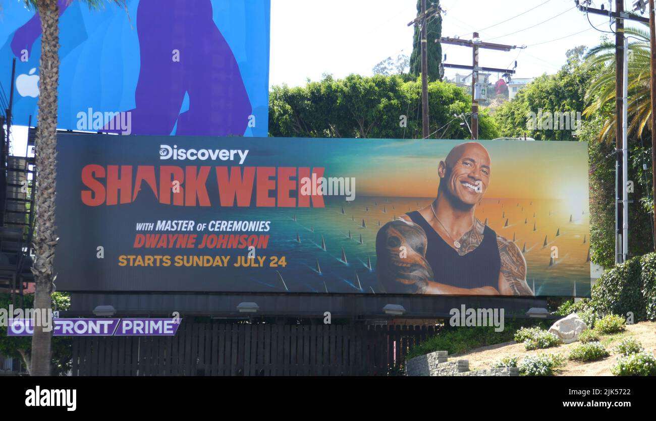 Los Angeles, California, USA 22nd July 2022 Discovery Shark Week with ...
