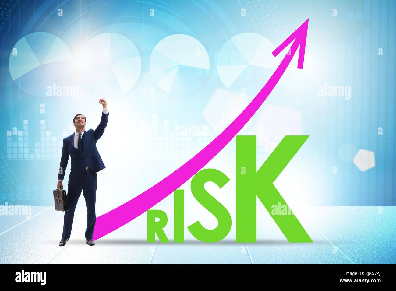 Risk increase concept in the management Stock Photo - Alamy