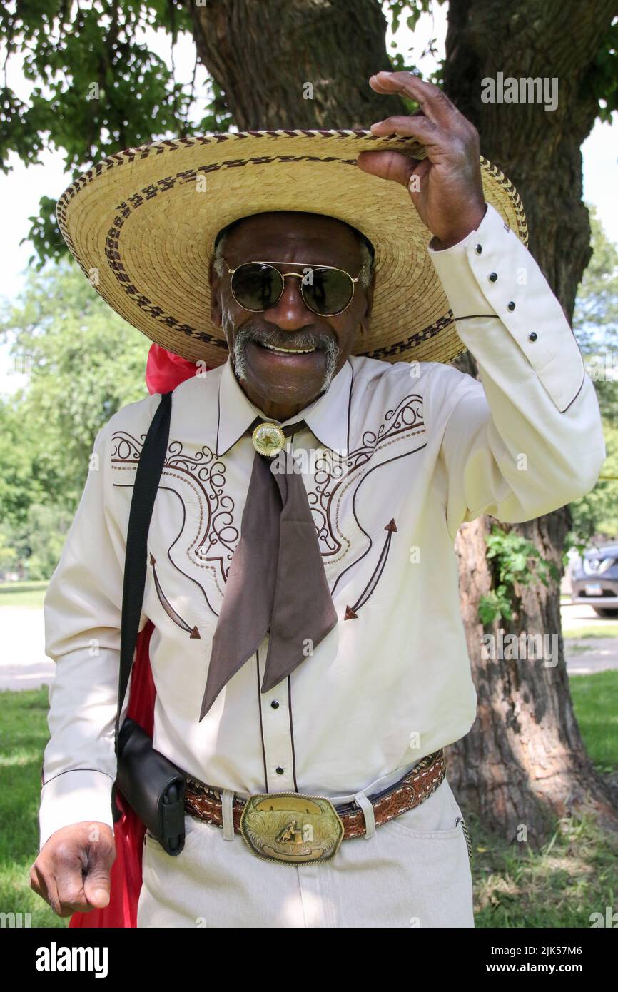 Riders show up for the 33rd annual High Noon Ride in Washington Park ...