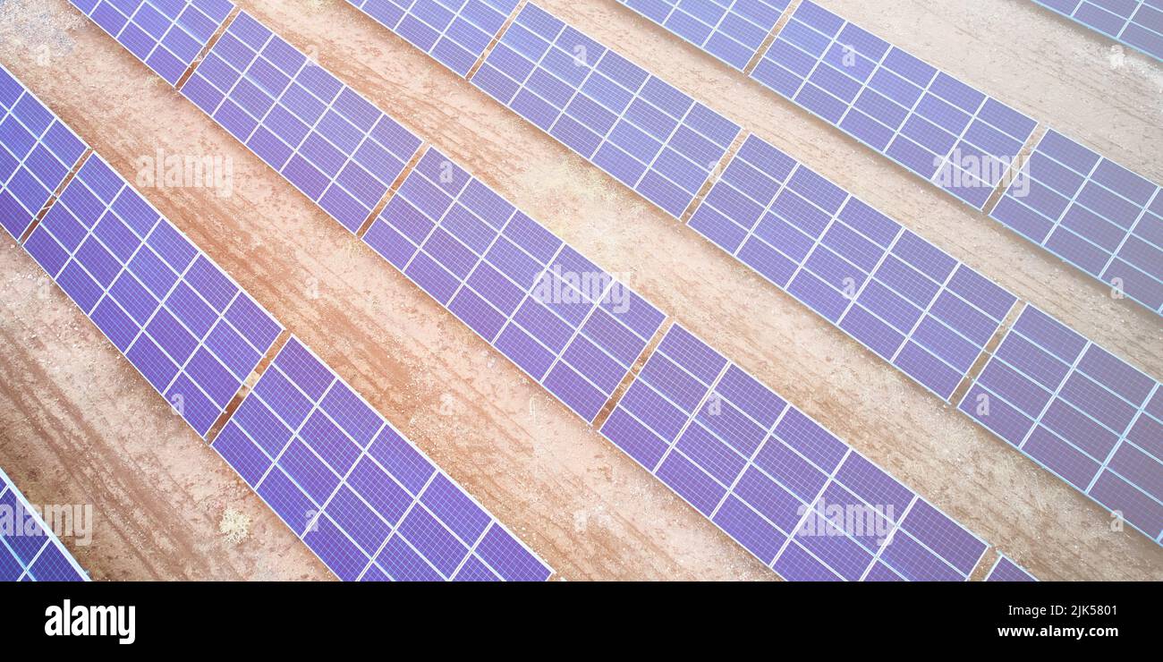 Aerial view photovoltaic power plant hi-res stock photography and ...